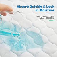 China Reusable Incontinence Protection with Plain Woven Microfiber Washable Adult Bed Pad for sale