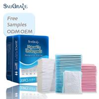 China 6Ply Layer SNUGRACE Disposable Incontinence Waterproof Underpad Bed Pad for Medical for sale