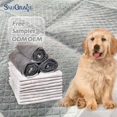 China Logo Customized Logo Disposable Bamboo Charcoal Dog Pads for Quick Puppy Training for sale