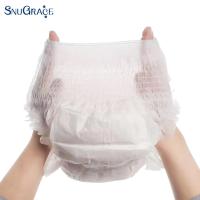 China SNUGRACE Direct Adult Diaper Pull Up Diaper Pants Fluff Pulp and 3D Leak Prevention for sale