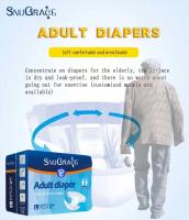 China SNUGRACE Disposable Adult Diapers Free Samples Offered for 6000ml Absorption from Korea for sale