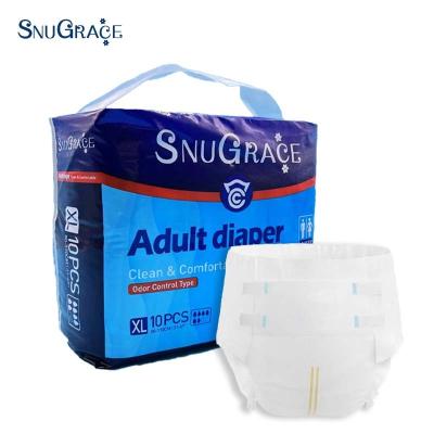China SNUGRACE Ultra Thick Adult Diapers Soft Non-woven Top Sheet for Elderly Incontinence for sale