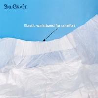 China Soft Breathable Disposable Adult Diapers for Hospital Incontinence 6000ml Absorbent for sale