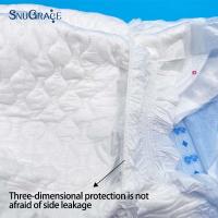 China Soft Breathable Disposable Adult Diapers for Hospital Incontinence 6000ml Absorbent for sale
