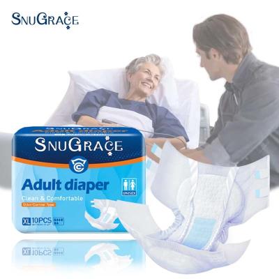 China Disposable Adult Diapers Odm Oem High Absorption Anti-Leak 3D Prevention Channel for sale