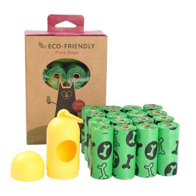 China Eco-Friendly Compostable Dog Waste Bags for Responsible and Hygienic Pet Waste Disposal for sale