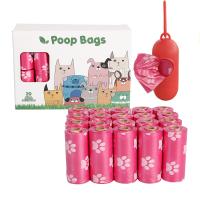 China Customized Design Biodegradable Compostable Dog Waste Bag Dispenser with Printed Logo for sale