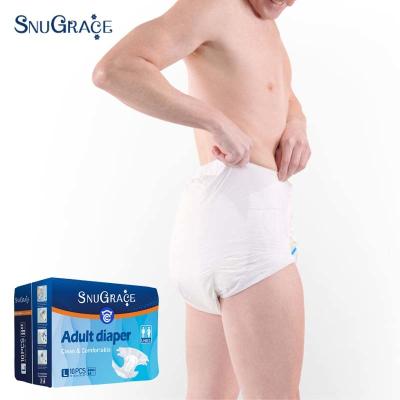 China OEM ODM Non Woven Fabric Disposable Incontinence Adult Diapers with Technology for sale