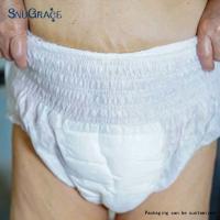 China Anti-Leak Elderly Diapers with 3D Leak Prevention SnuGrace Disposable Period Pants for sale
