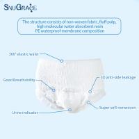 China SnuGrace Direct Disposable Adult Diaper with Anti-Leak 3D Leak Prevention Channel for sale