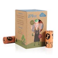 China Customize Your Dog's Waste Management Biodegradable Dog Poo Bag Roll from Corn Starch for sale