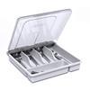 China Multi-Purpose Storage Kitchen Cutlery Flatware Drawer Organizer with Lid Customizable for sale