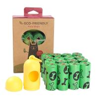 China Biodegradable Dog Poop Bag Custom Size Accepted for Doggie Pet Waste Bags Corn Starch for sale