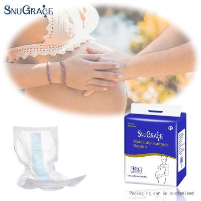 China Hydrophilic Non-woven Fabric Maternity Sanitary Napkin from SnuGrace Medical Absorbent for sale