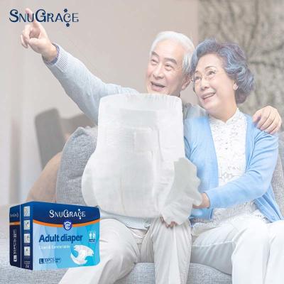 China SnuGrace OEM ODM Adult Diaper High Absorption Printed Ultra Thick Disposable Breathable for sale