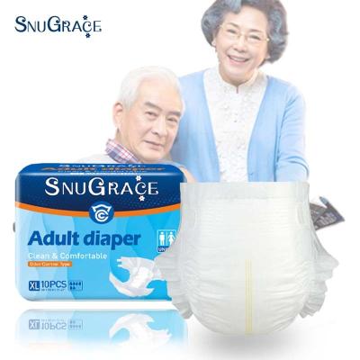China Disposable Diapers For Adults Diaper Suppliers Fluff Pulp and Absorbency 800ml-6000ml for sale