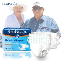 China Anti-Leak 3D Leak Prevention Channel Adult Diapers for Elderly Incontinence by SnuGrace for sale