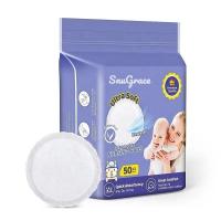 China Super Soft Organic Disposable Bamboo Nursing Pads for Maternity Leak-proof and Reusable for sale