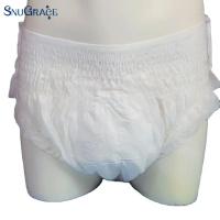 China Fluff Pulp Disposable Adult Pull Up Pants Diaper Elderly Breathable Comfortable Oem for sale