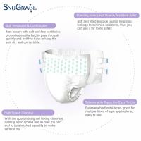 China Comfortable and Soft SnuGrace Incontinence Protection Underwear for Adults Large Size for sale