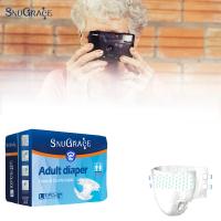 China 3D Leak Prevention Channel Firm and Safe Disposable Adult Diapers with PP Stickers for sale