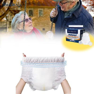 China Unisex Printed Disposable Adult Diapers with Extra Thick and Super Absorbent Material for sale