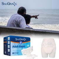 China Soft Breathable Absorption Disposable Adult Diapers for Elderly Incontinence Pants for sale