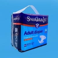 China Customized Colors Disposable Adult Diaper For Adult With Soft Non-woven Top sheet for sale