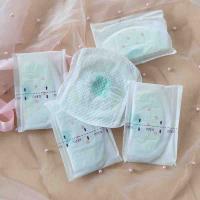 China Customized Print Biodegradable Anti Leakage Baby Breast Feeding Pads for Maternity for sale