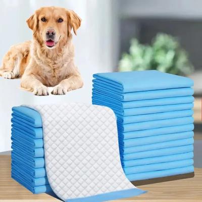 China Leak Proof 5 Layer Training Pads for Dogs and Cats Eco Friendly Disposable Pet Pee Pads for sale