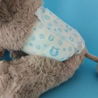 China Super Absorption Customized Disposable Dog Diaper for Male and Female Dogs in Cute Print for sale