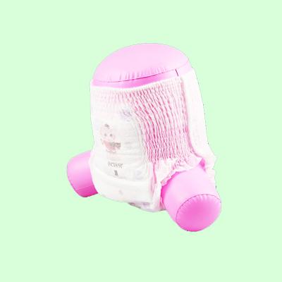 China Soft Nowoven Frabic Baby Panty Diaper for Babies in Convenient Pull Up Style for sale