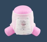 China Soft Nowoven Frabic Baby Panty Diaper for Babies in Convenient Pull Up Style for sale