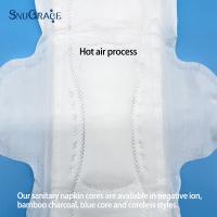 China 400-1500ml Absorbency SNUGRACE Negative Ion Blue Core Sanitary Pads for Women Free Samples for sale
