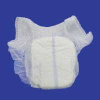 China Highly OEM ODM Soft Breathable Cotton Topsheet Pants Diapers with Original Woven Design for sale
