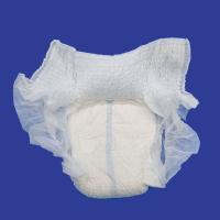 China Highly OEM ODM Soft Breathable Cotton Topsheet Pants Diapers with Original Woven Design for sale