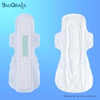 China Anti-Leak SnuGrace Bamboo Charcoal Negative Ion Ultra Thin Fast Absorbing Breathable Women's Sanitary Napkin for sale