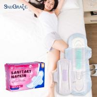 China Cotton SnuGrace Negative Ion Core Women's Sanitary Napkin for Night Cotton Material for sale