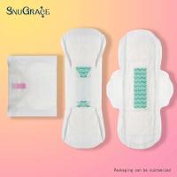 China SnuGrace Soft Cotton Deodorizing Negative Ion Bamboo Charcoal Sanitary Napkin for Women for sale