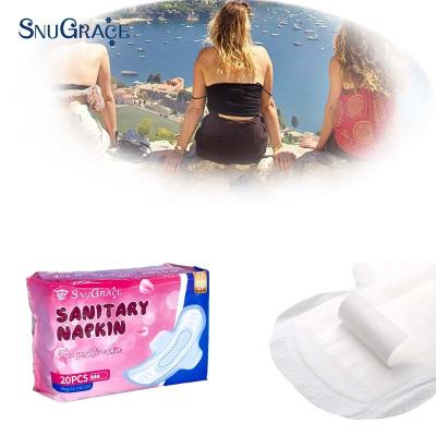 China Last Stock Alert SnuGrace Sanitary Napkin with Fast Absorption and Blue Core Model for sale