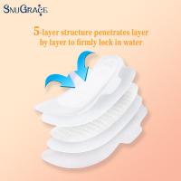 China Last Stock Alert SnuGrace Sanitary Napkin with Fast Absorption and Blue Core Model for sale