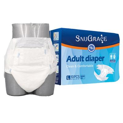 China Soft Care Elderly Incontinence Diapers with Organic Cotton and Dry Surface Design for sale