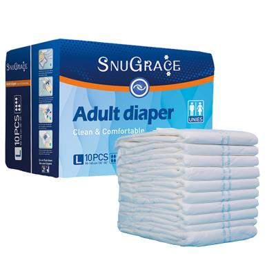China Soft Breathable High Absorption Disposable Adult Diaper with USA Approved Certificate for sale
