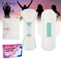 China Super Absorbent Core Non-woven Fabric Surface Wholesome Negative Ion Sanitary Napkin for sale