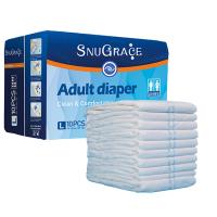 China Fluff Pulp Plain Woven Unisex Elderly Senior Incontinence Adult Disposable Adult Diaper for sale
