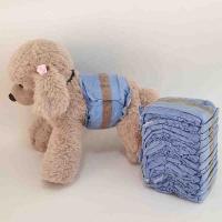 China Customer Requirements Disposable Male Dog Diapers with Humidity Indicator for sale