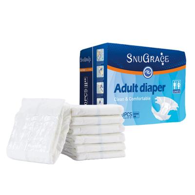 China Soft Nowoven Frabic Top Sheet Adjustable Adult Diapers for Elderly in Large Quantity for sale