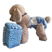 China Female Dog Diapers with 3D Leak Prevention Channel Humidity Indicator Included for sale