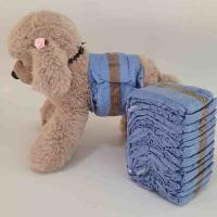 China Male Dog Diaper with Soft Non-woven Top Sheet and Adjustable Humidity Indicator Included for sale