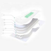 China Negative Green Anion Chip Wholesome Disposable Cotton Sanitary Napkins for Women in 2023 for sale
